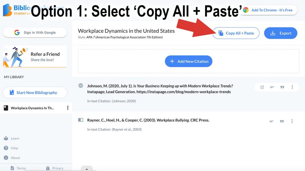 Easy APA Citation Page | Bibliography.com
