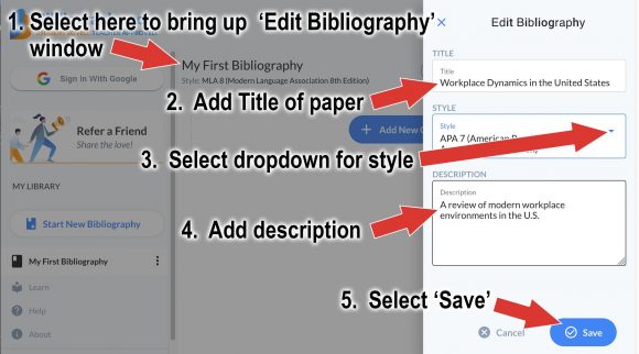 Easy APA Citation Page | Bibliography.com