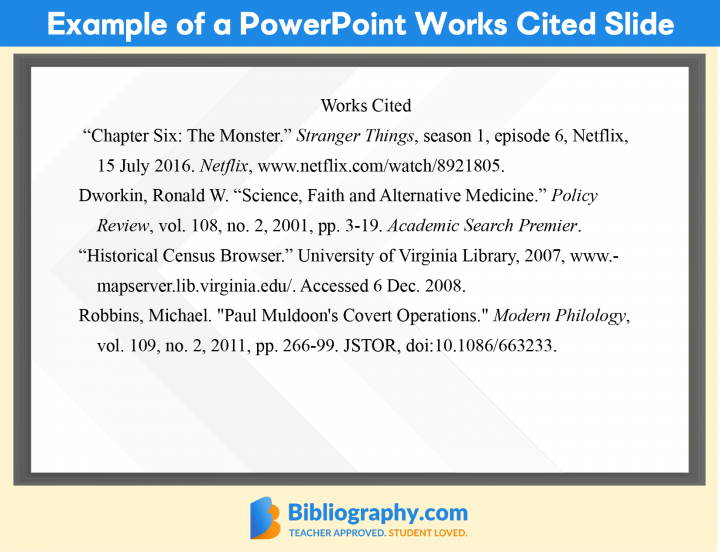 How to Cite a PowerPoint Presentation in MLA | Bibliography.com