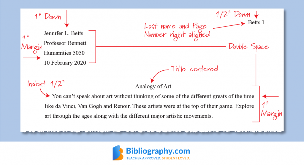 MLA Paper Format Simple Guidelines To Follow Bibliography